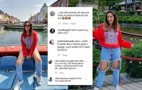 रिप्ड जींस पहनने पर ट्रोल हुई सृष्टि रोड़े, ट्रोलर्स बोले- हमसे लेलो ...